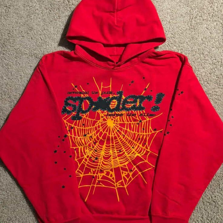 Red V2 Sp5der Hoodie