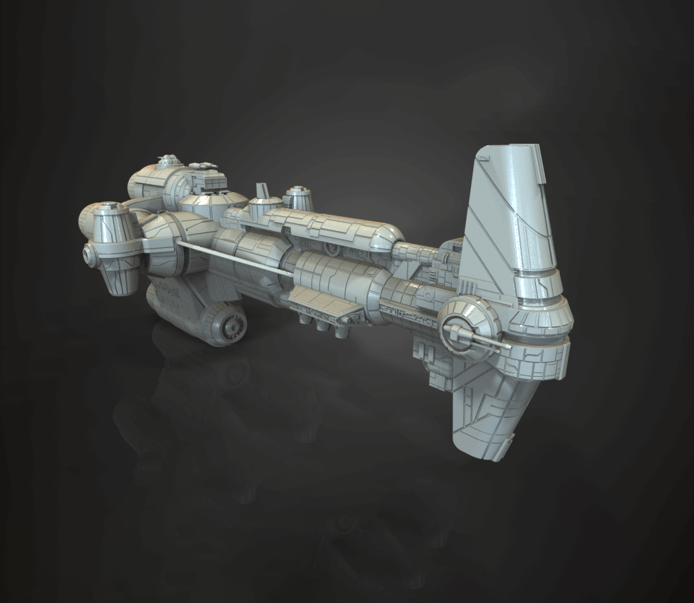 Star Wars Hammerhead Corvette 3D Model Print Files