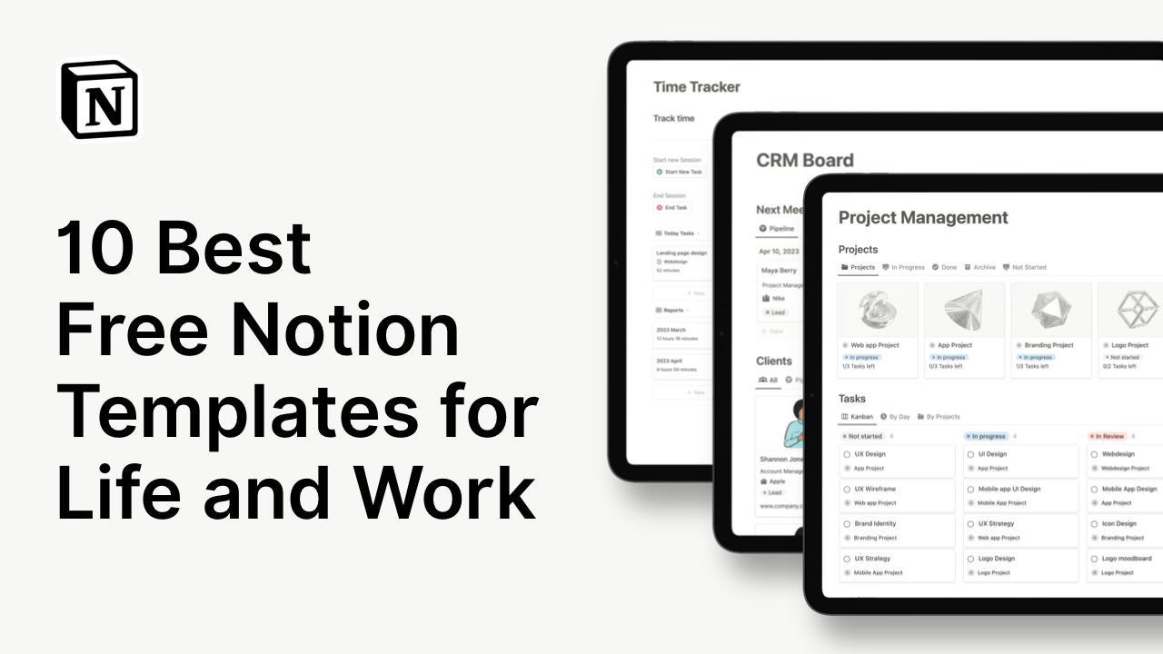 10 Best Free Notion Templates for Life and Work - Solt Wagner