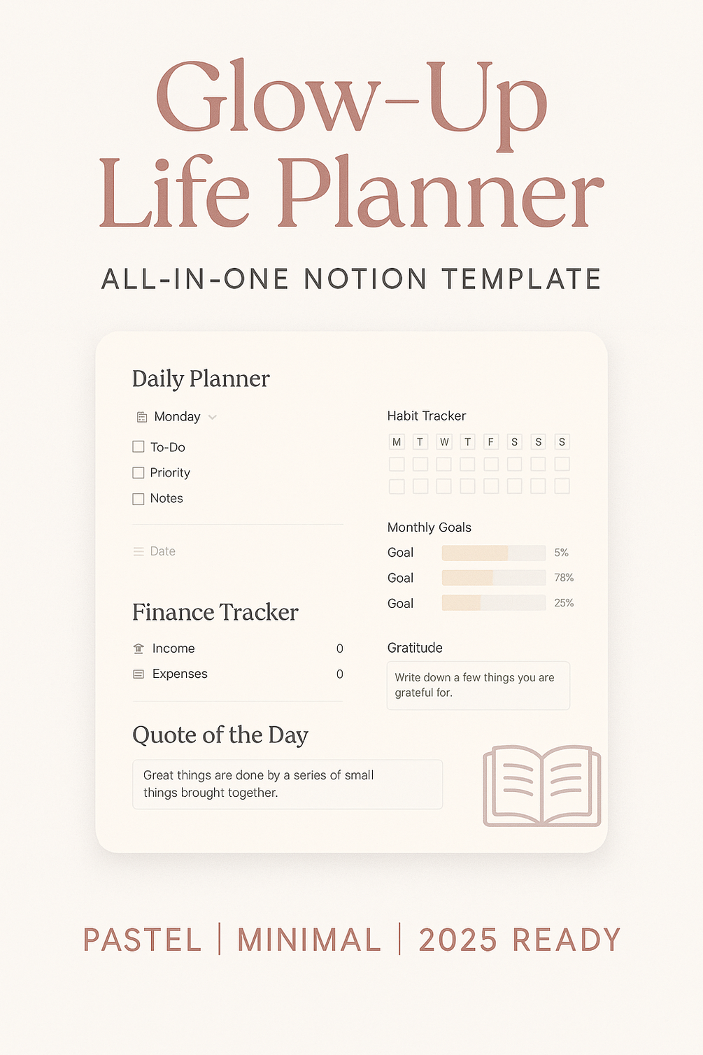 Glow Up Life Planner