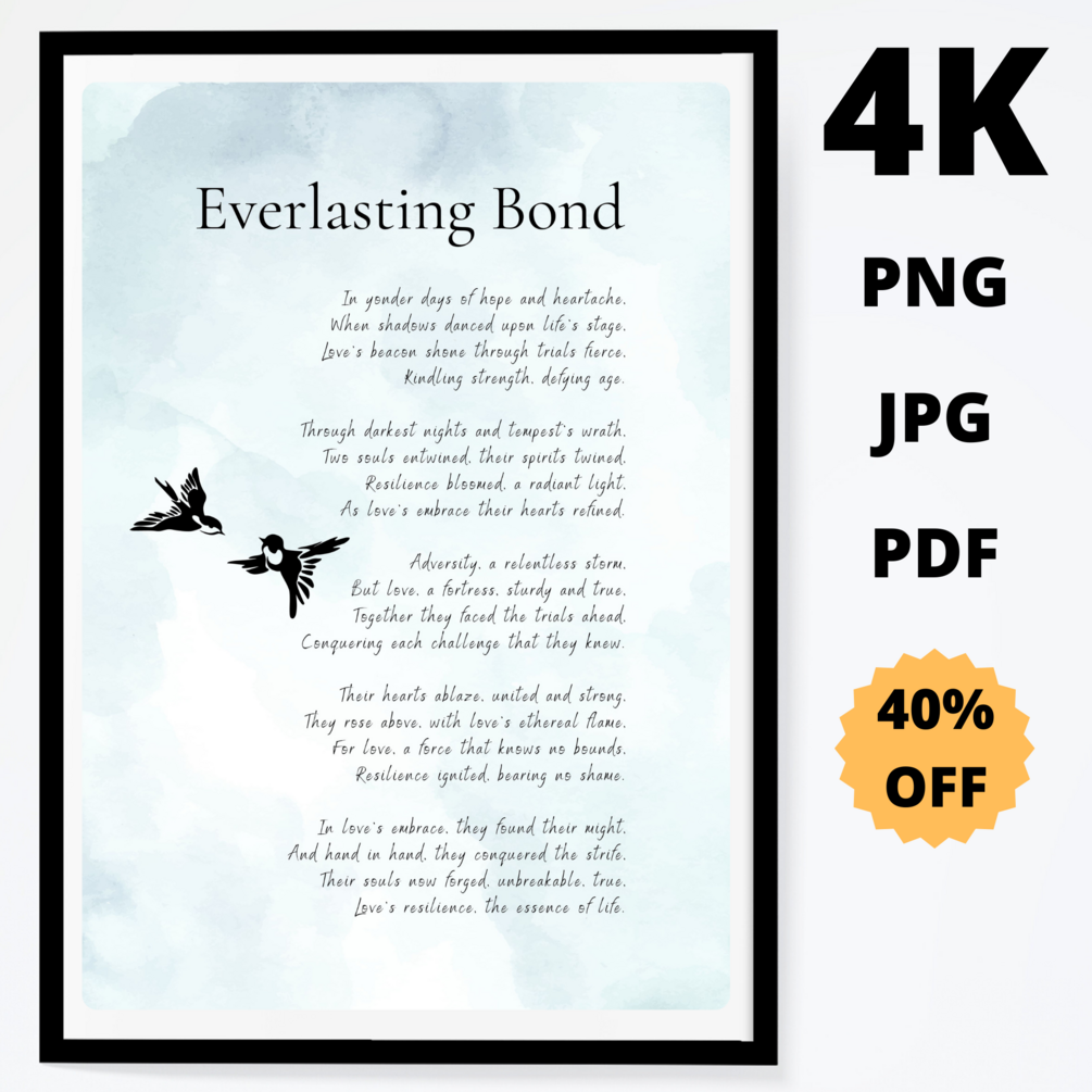 Wall Art Poem: Everlasting Bond