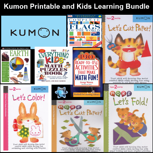 Kumon Printable and Kids Learning Bundle (Digital Copy)