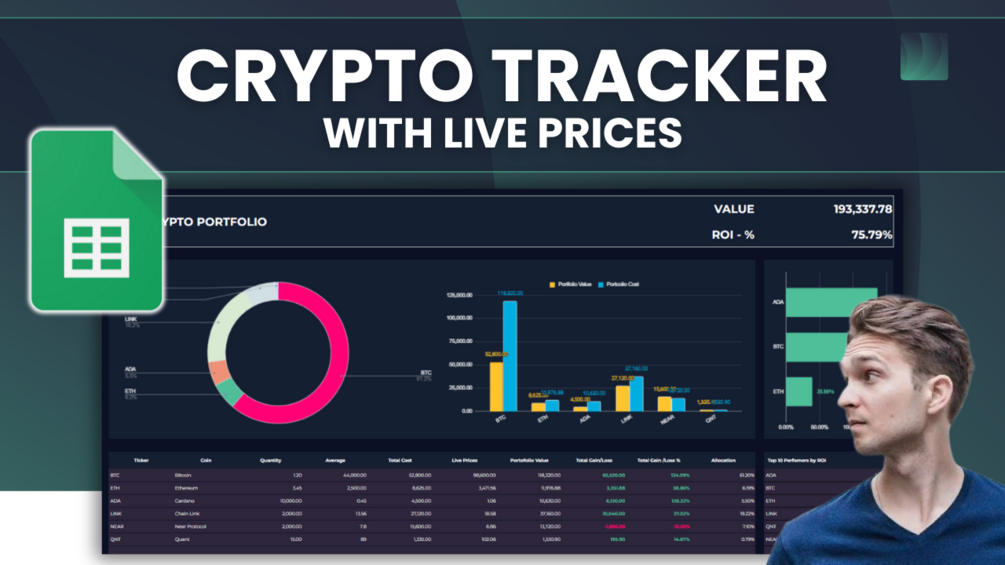 Crypto Portfolio Tracker with Live Prices by FinIQ Essential Model