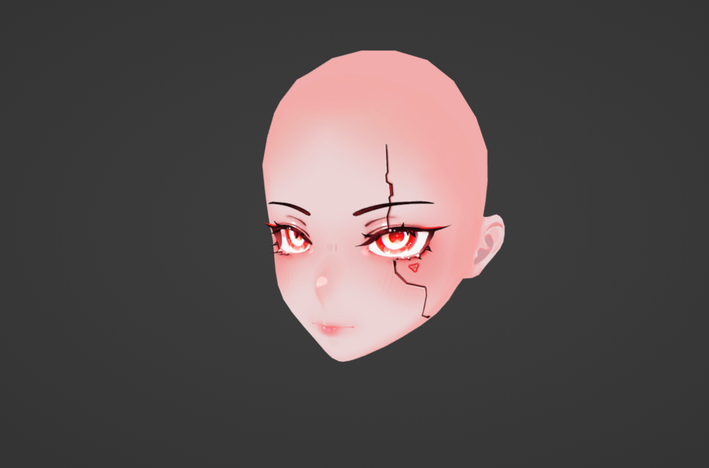 Ivora's Head Base | VRChat Asset