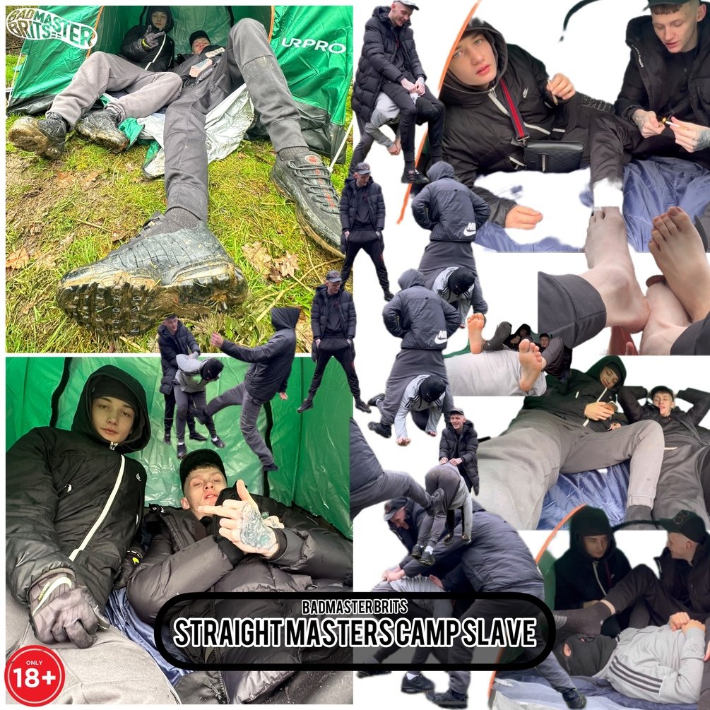 DOUBLE VID: Straight Masters, Camp Slave : Alpha Kay & Master Barry