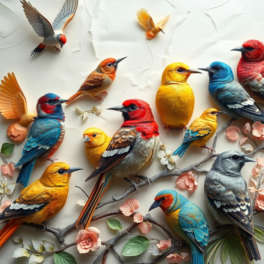 🦜 Vibrant Avian Wonders: Explore Our Colorful Birds Collection 🌈🐦