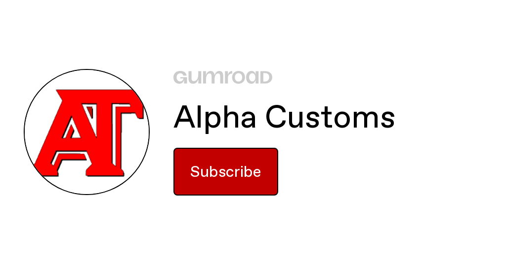 Alpha Customs