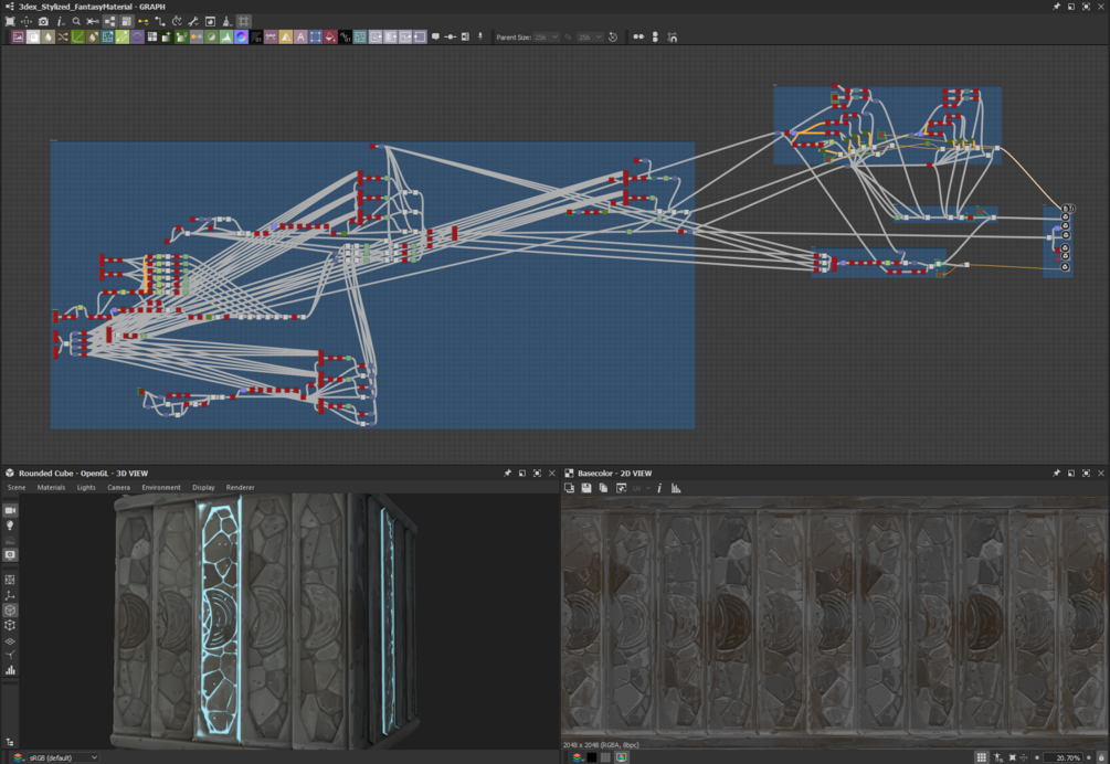 Stylized Fantasy Material - Substance 3D Designer