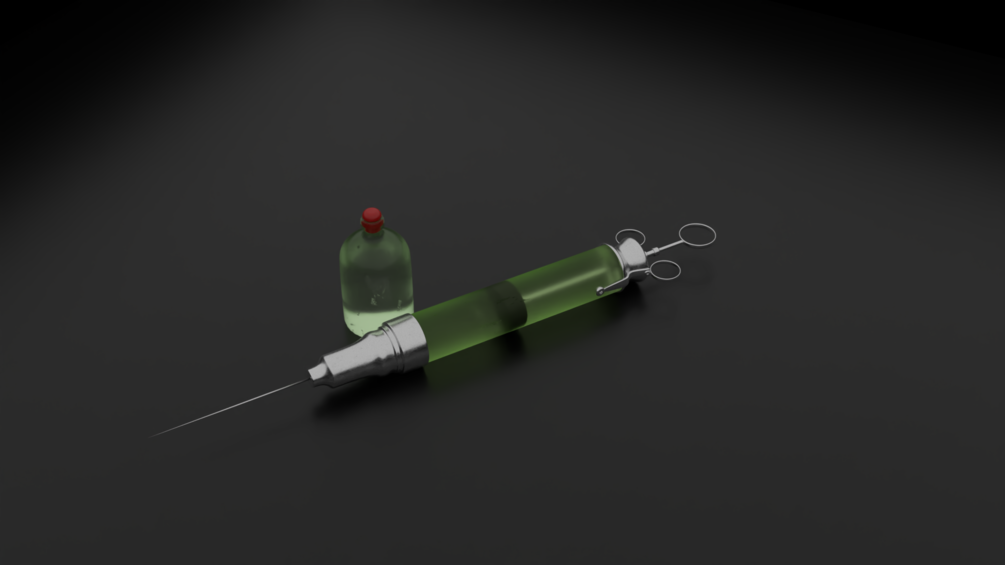 Syringe, Insulin | blender file | 3D Model