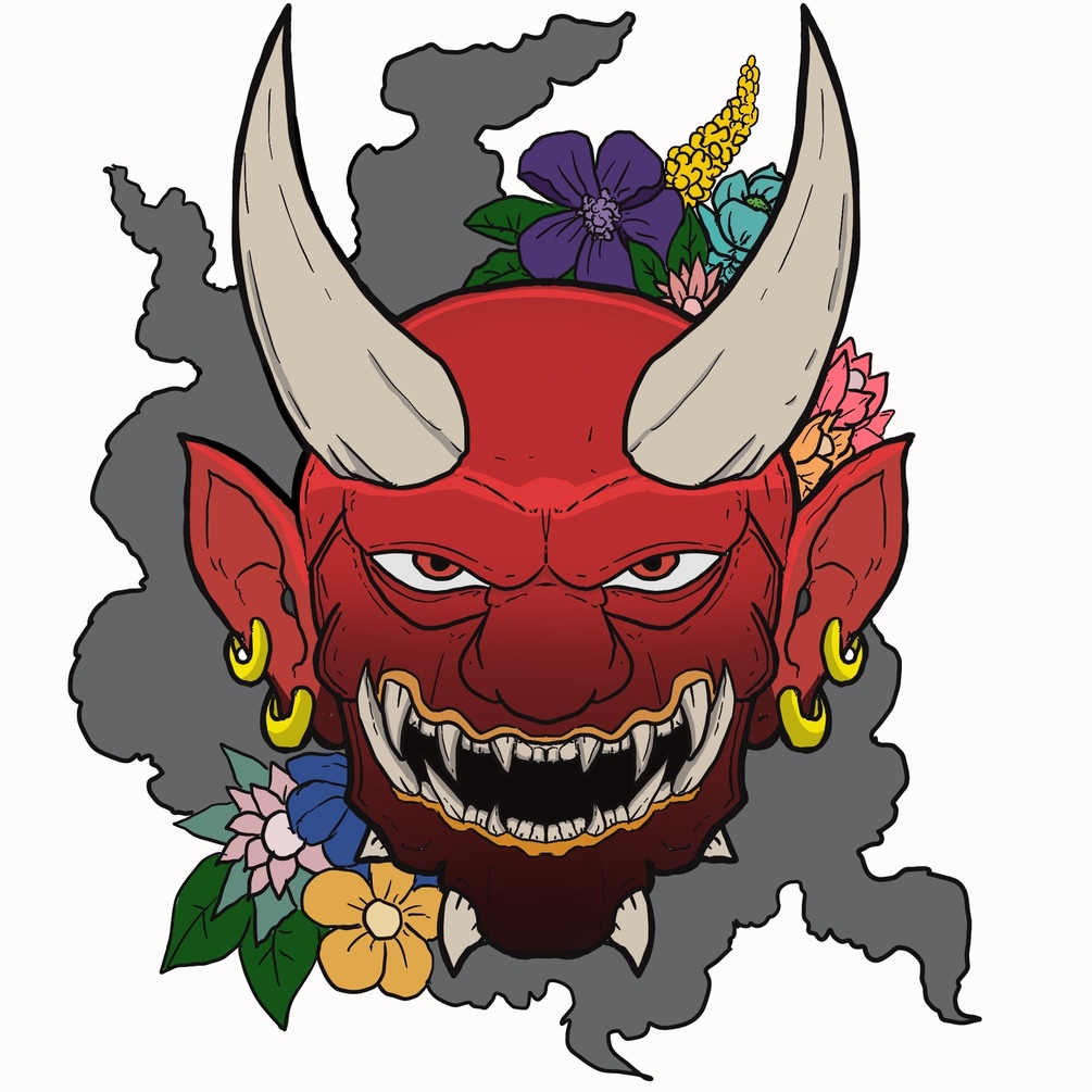 Oni Mask Design 1