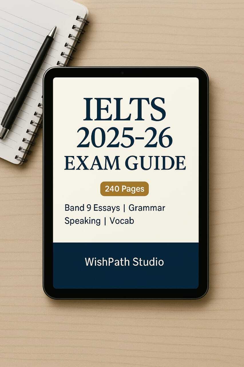 IELTS Success Toolkit (2025–26) – Band 7–9 PDF Guide