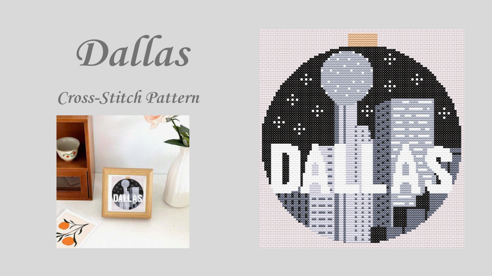 Dallas Cross-Stitch Pattern