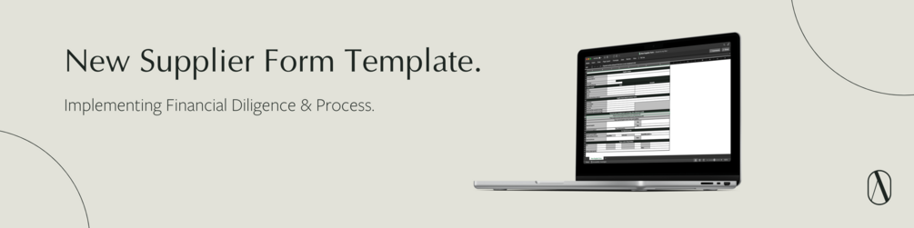 New Supplier Form Template