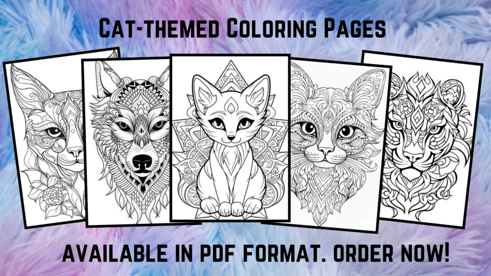Cat-themed Coloring Pages | Printables