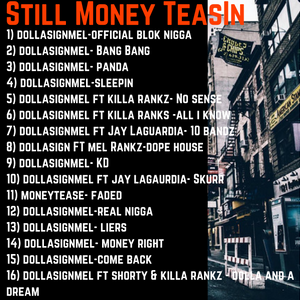 ALBUM COVER MIXTAPE COVER - BACK DESIGN WITH TRACKLIST