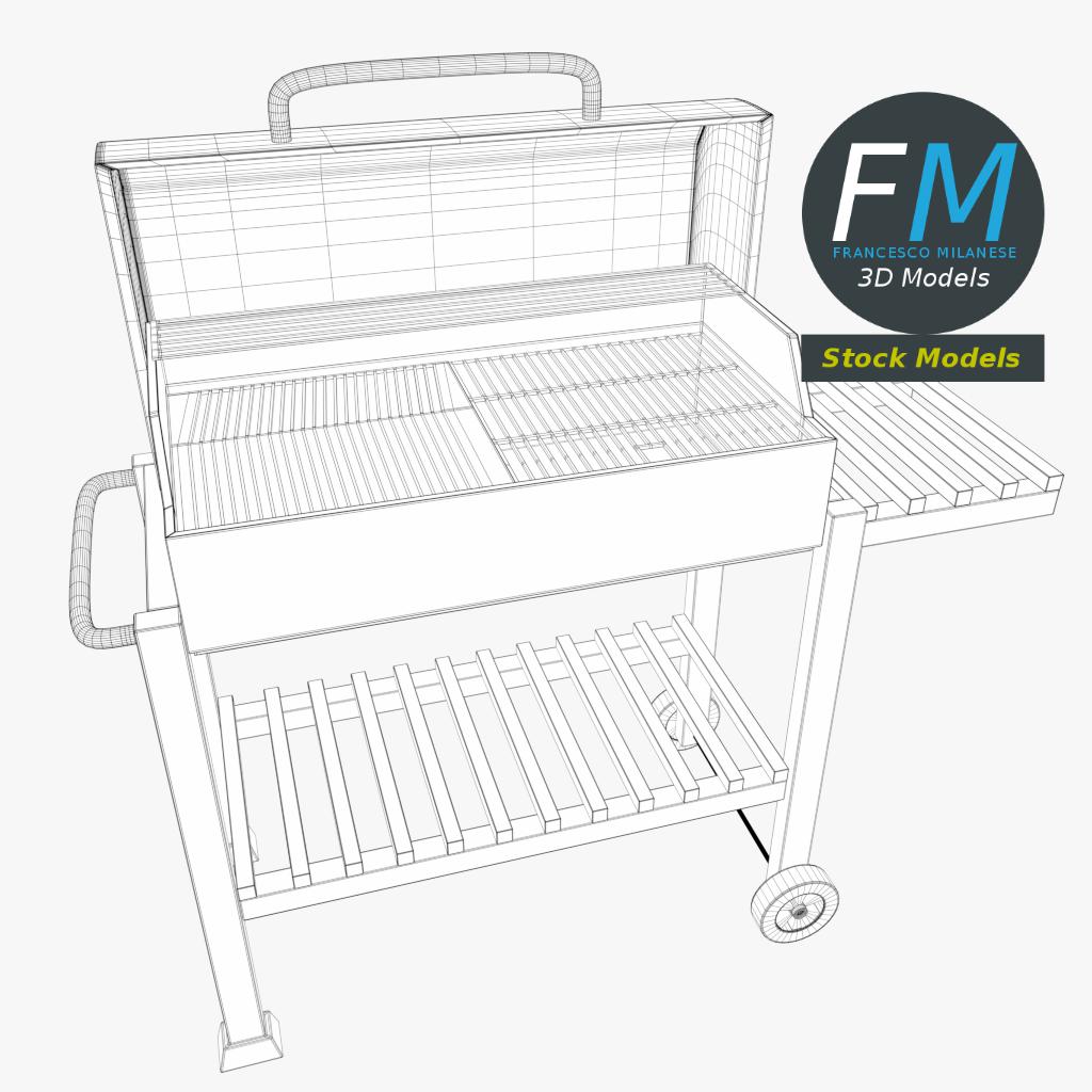 3D MODEL - BBQ Barbecue