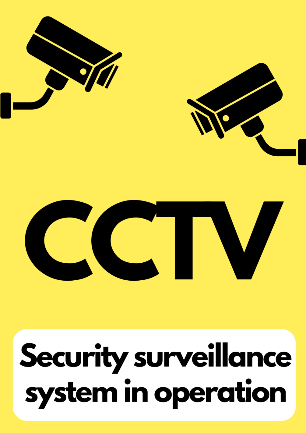 CCTV Security Surveillance System In Operation Camera Digital PDF A4
