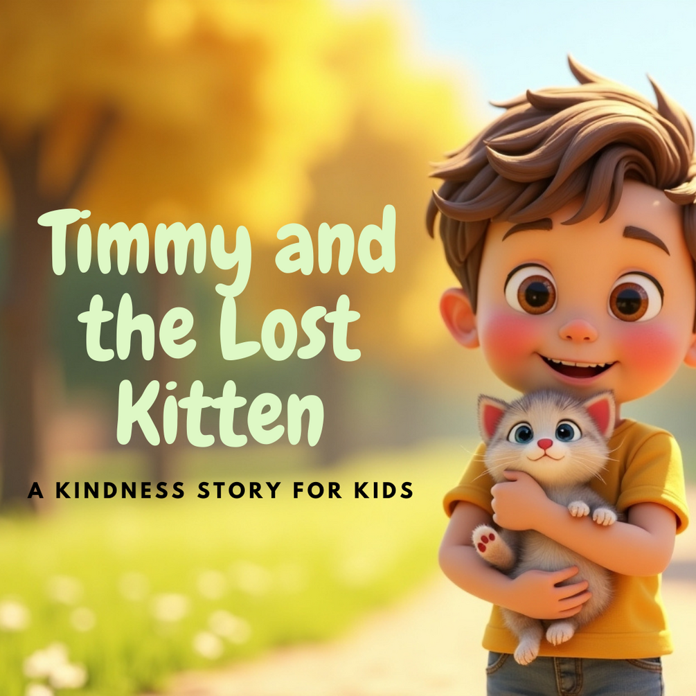 Timmy and the Lost Kitten – Printable Coloring Storybook