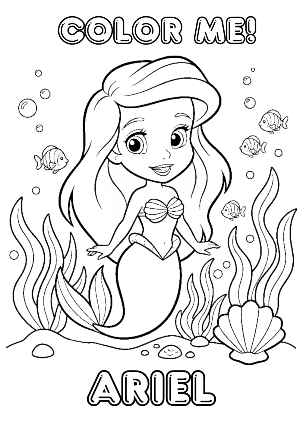 Cute Disney-Inspired Characters Coloring Book | 24 Pages + Bonus ...