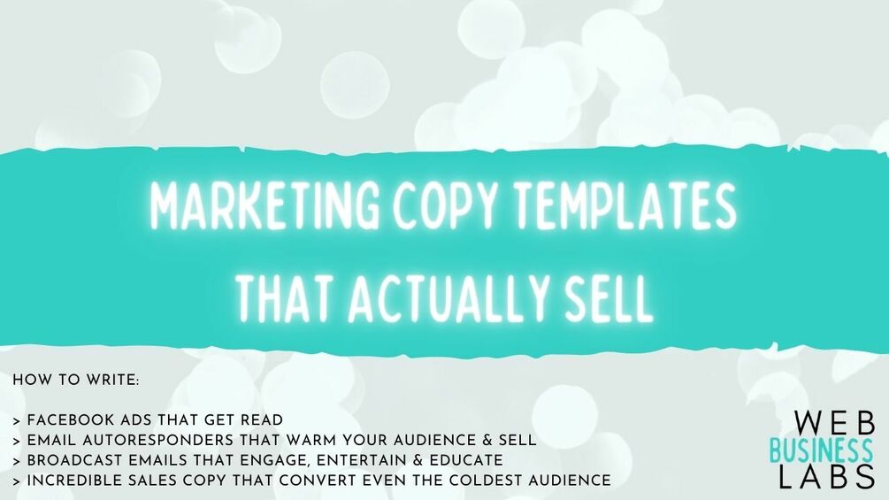 Web Business Labs Copywriting Template Bundle