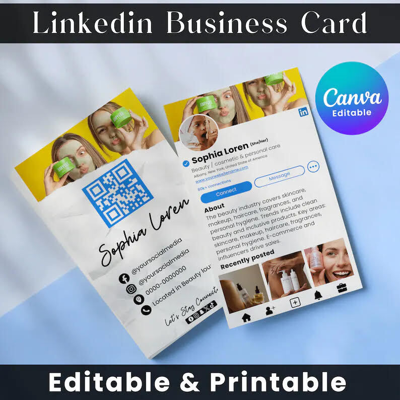 LinkedIn Business Card by @AutoPaybump