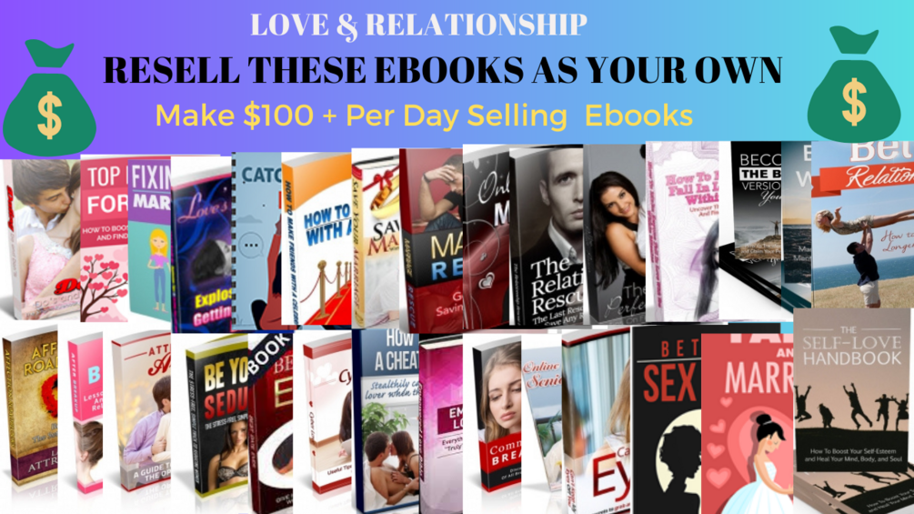 Selling and making money with Digital Products-Love & Relationship Bundles