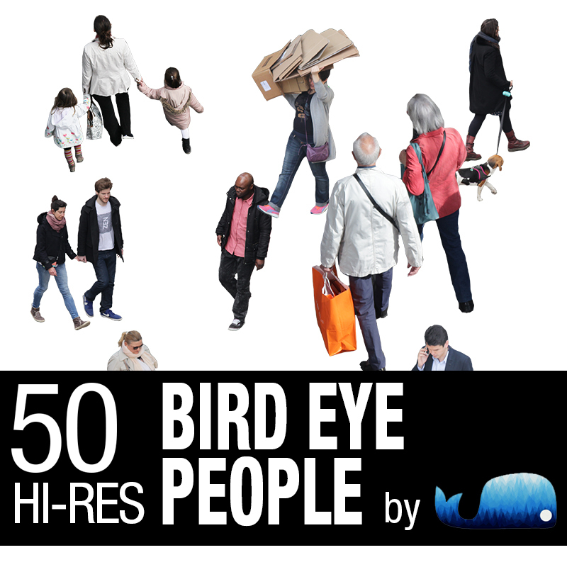 50 Hi Res Bird Eye People
