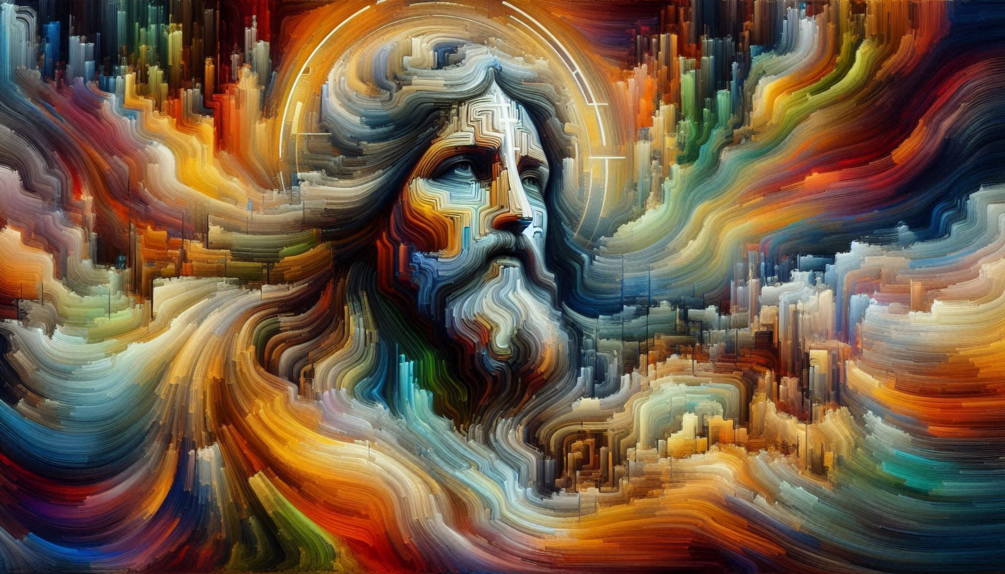 🎨 Divine Inspirations: Abstract Expression Images of Gods 🌟