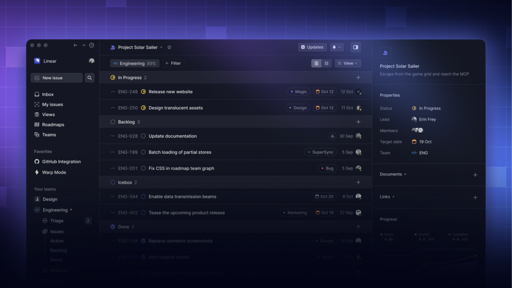 Linear Hero Concept - Razvan Badea