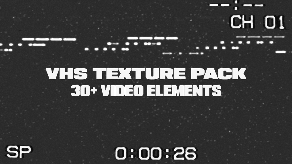 VHS Texture Sample Pack