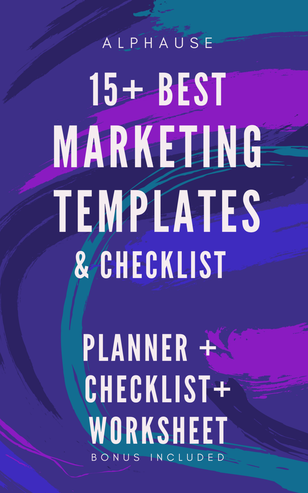 ⭐ 15+ Best Marketing Templates & Promotion Checklist (Planner+ ...