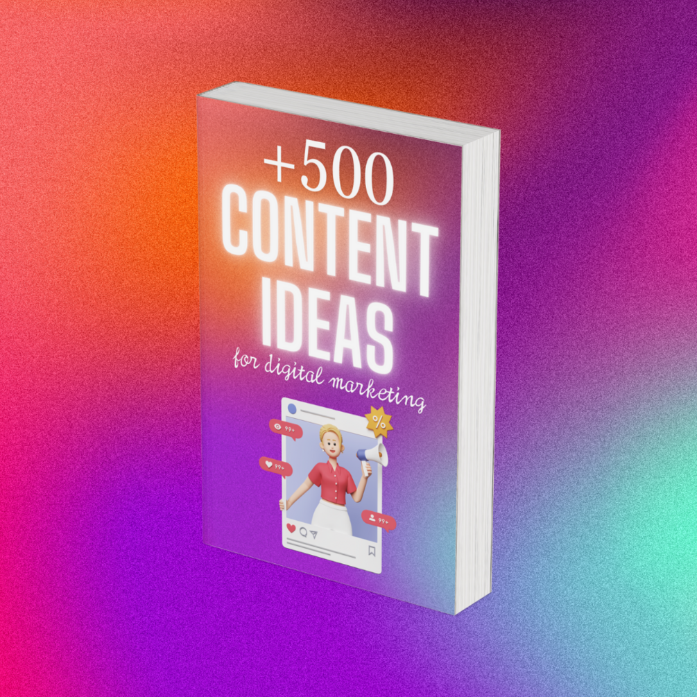 +500 content ideas for digital marketing