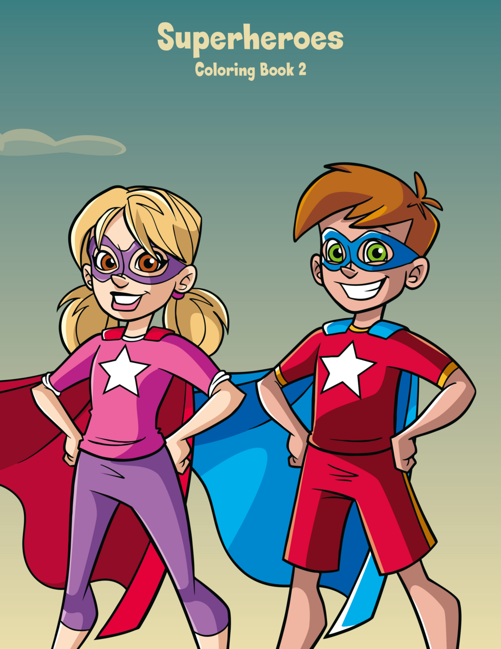 Superheroes Coloring Book 2