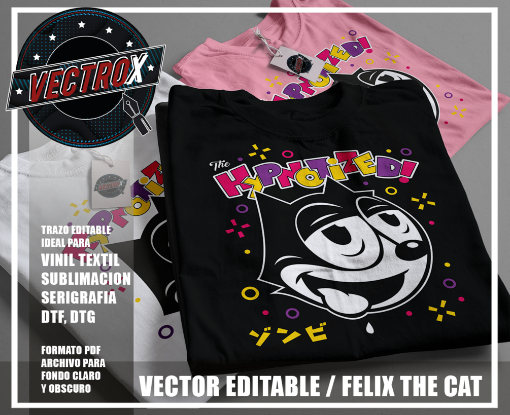 Vector Editable - Felix the Cat