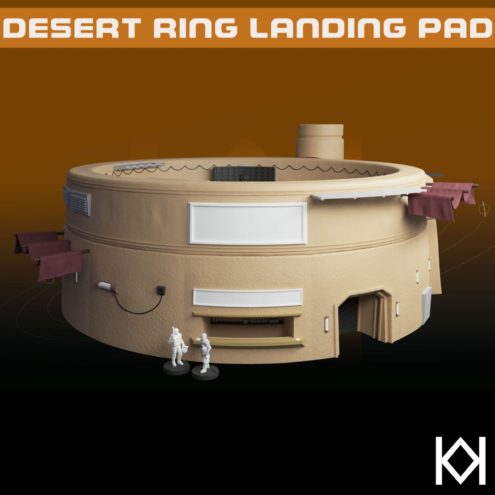 Desert Ring Modular Landing Pad