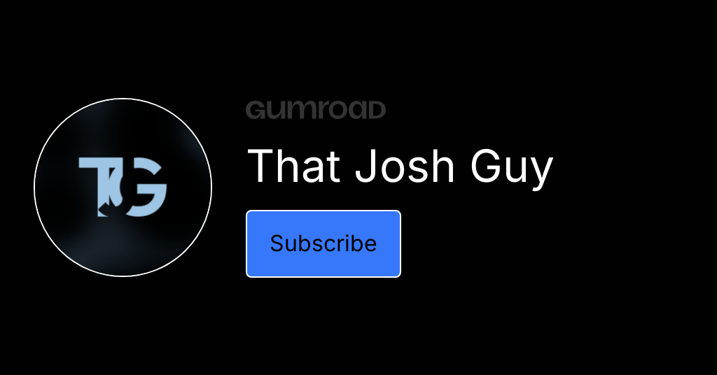 That Josh Guy