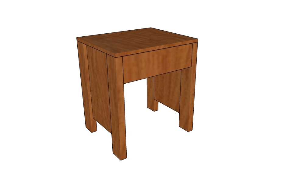 Simple Bedside Table Plans