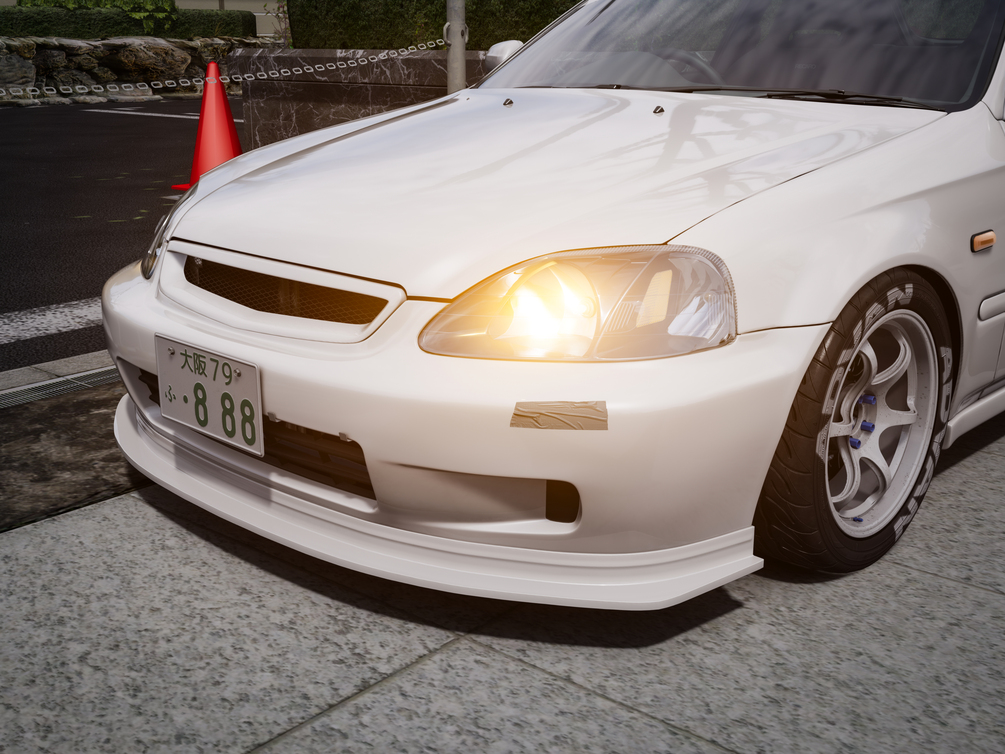 HONDA Civic EK EXCEED front lip