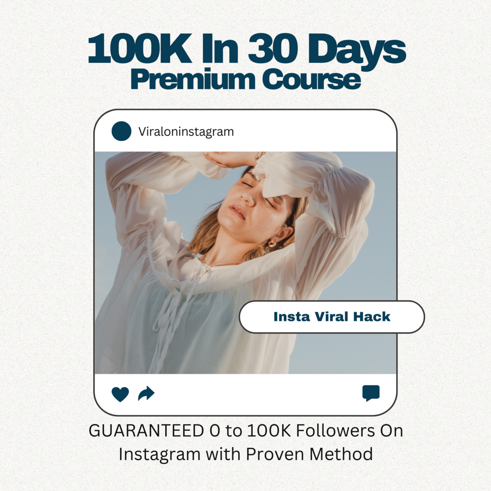0 To 100K Instagram in 30 Days Growth Challenge