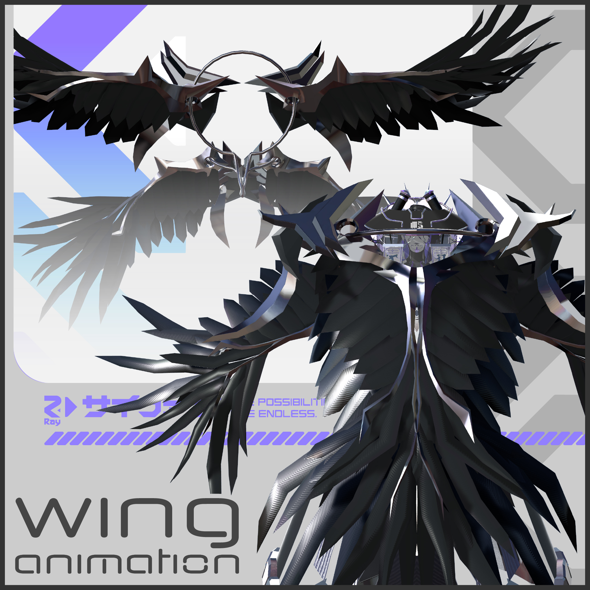 [VRChat] Kagehoushi Shiden - Oogarasu [Avatar]