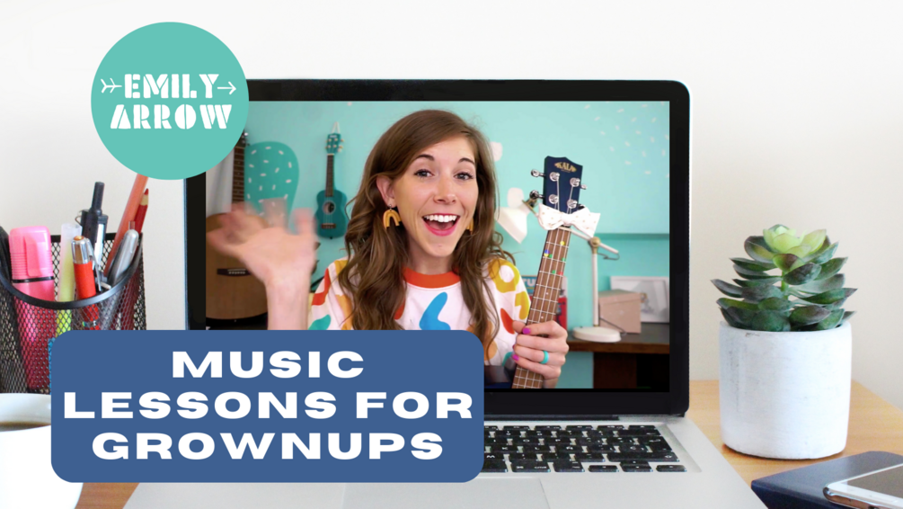 Online Music Lesson with Emily Arrow - grownup learners