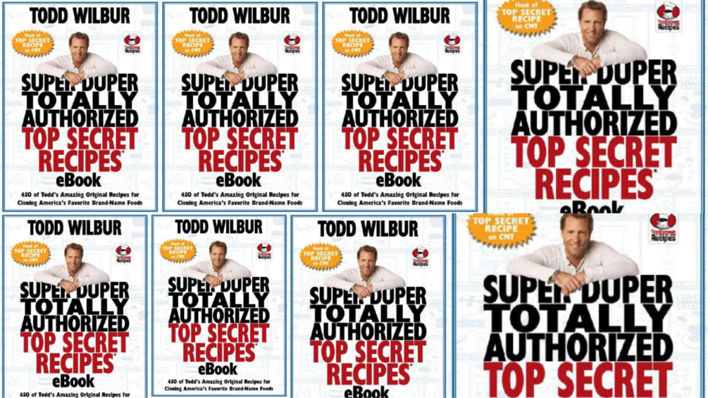 Super Duper Totally Authorized Top Secret Recipes eBook