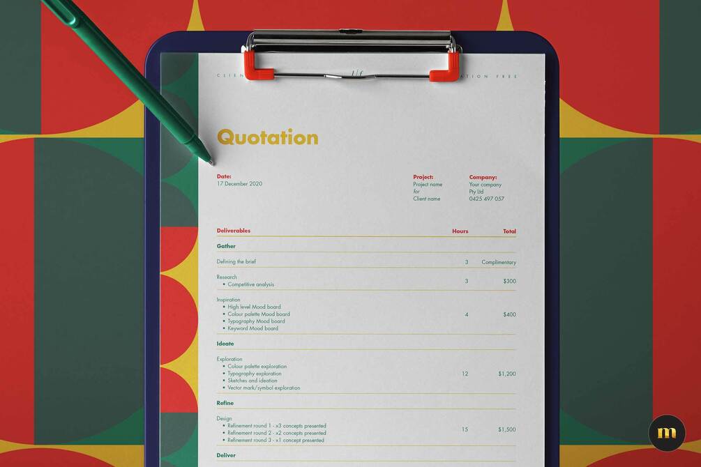 Quotation template ~ vol. 2