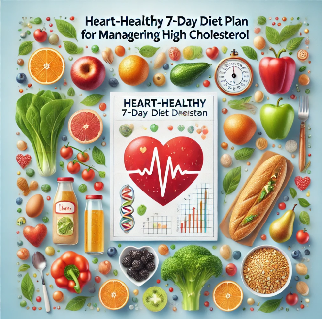 Optimal Health: A 7-Day Meal Plan for Cholesterol Management