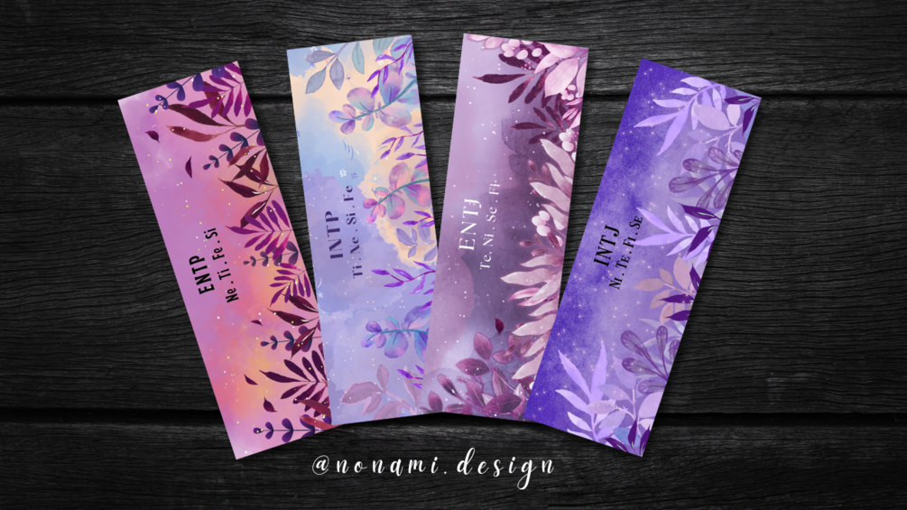 MBTI : Analysist Bookmark (Leaf Edition)