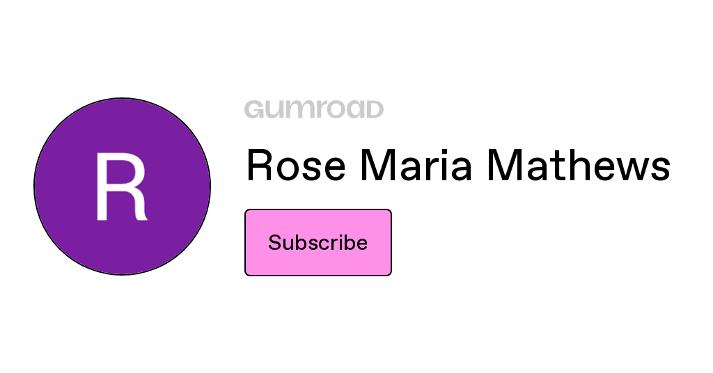 Rose Maria Mathews