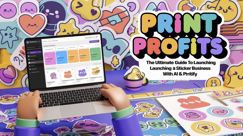 The Ultimate Guide to Launching a Sticker Business with AI & Printify