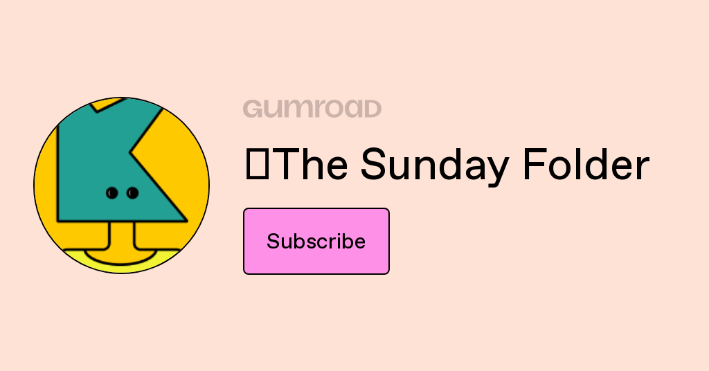 💕The Sunday Folder