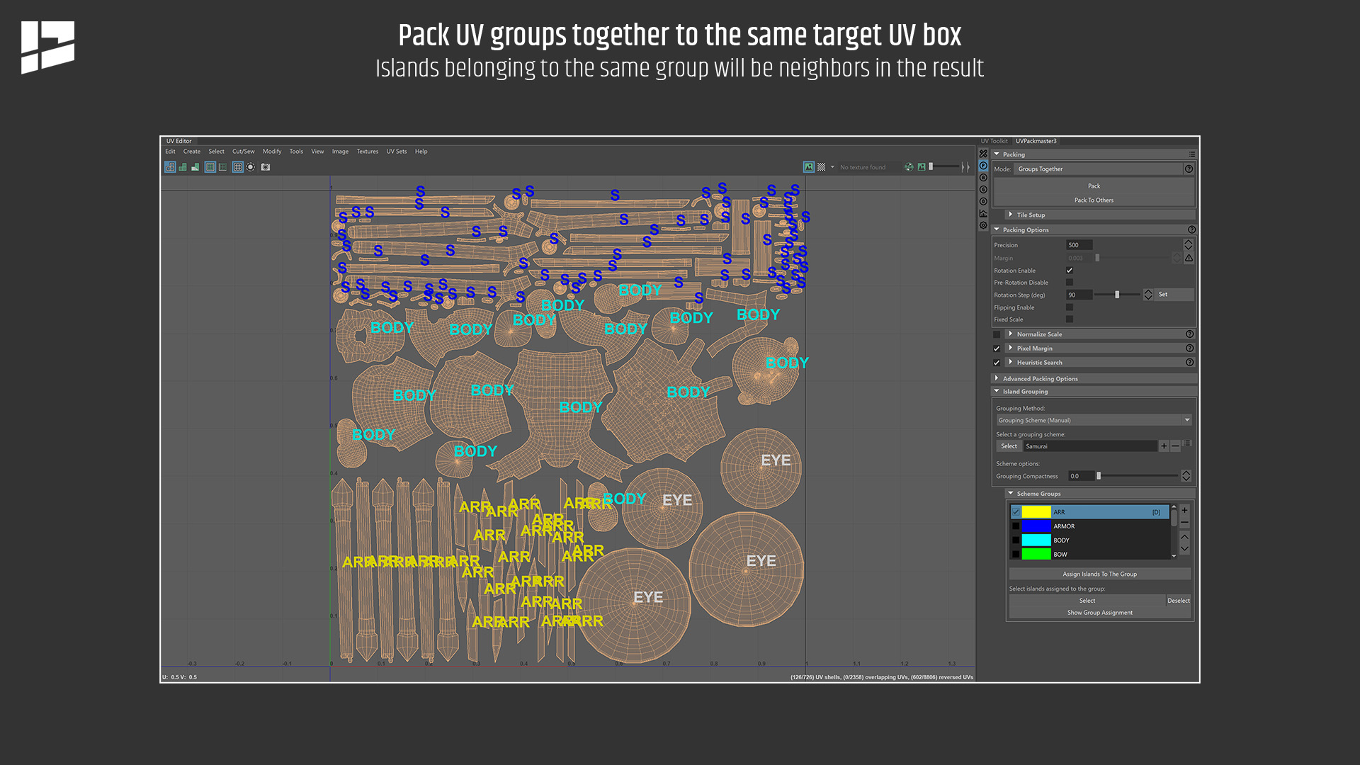 UVPackmaster 3 PRO for Maya