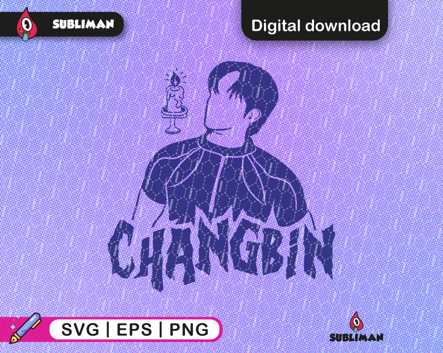 CHANGBIN | KPOP SVG | vector files for Cricut